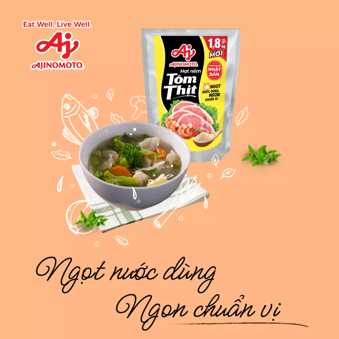 “Ajinomoto Hạt Nêm” Tôm Thịt